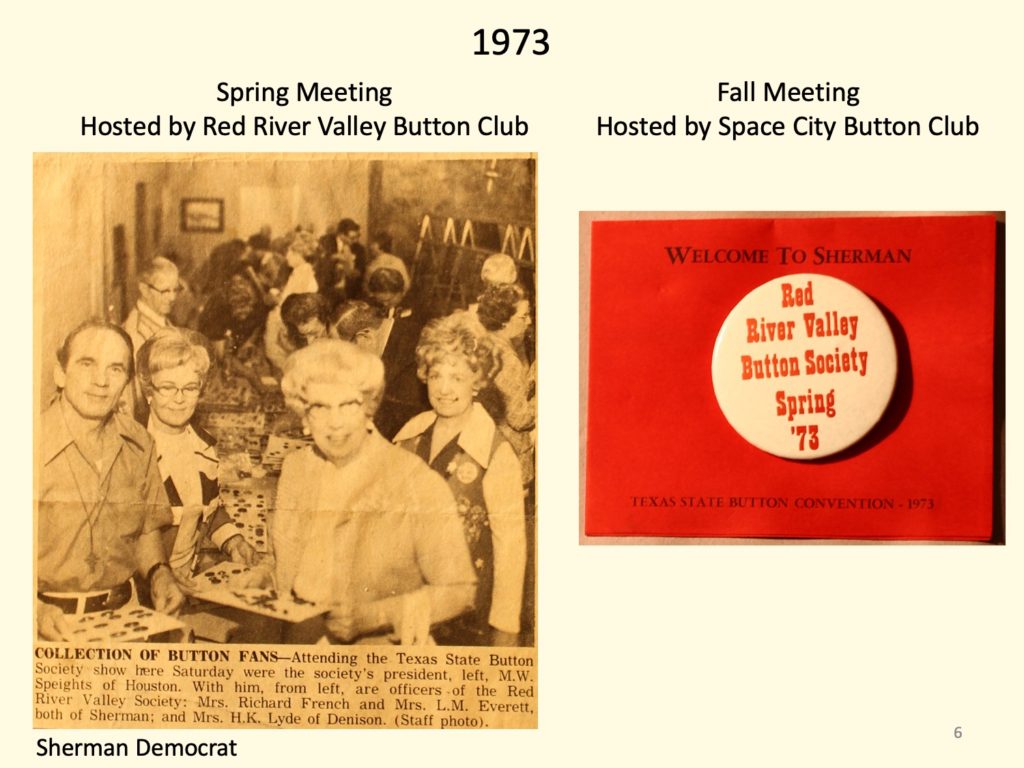 Favor Buttons Commemorate 50 Years of Texas State Button Shows – Texas ...