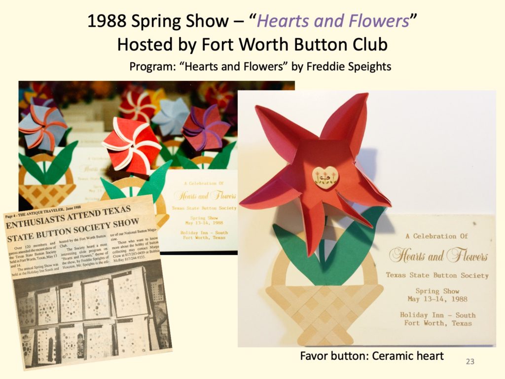 Favor Buttons Commemorate 50 Years of Texas State Button Shows – Texas ...