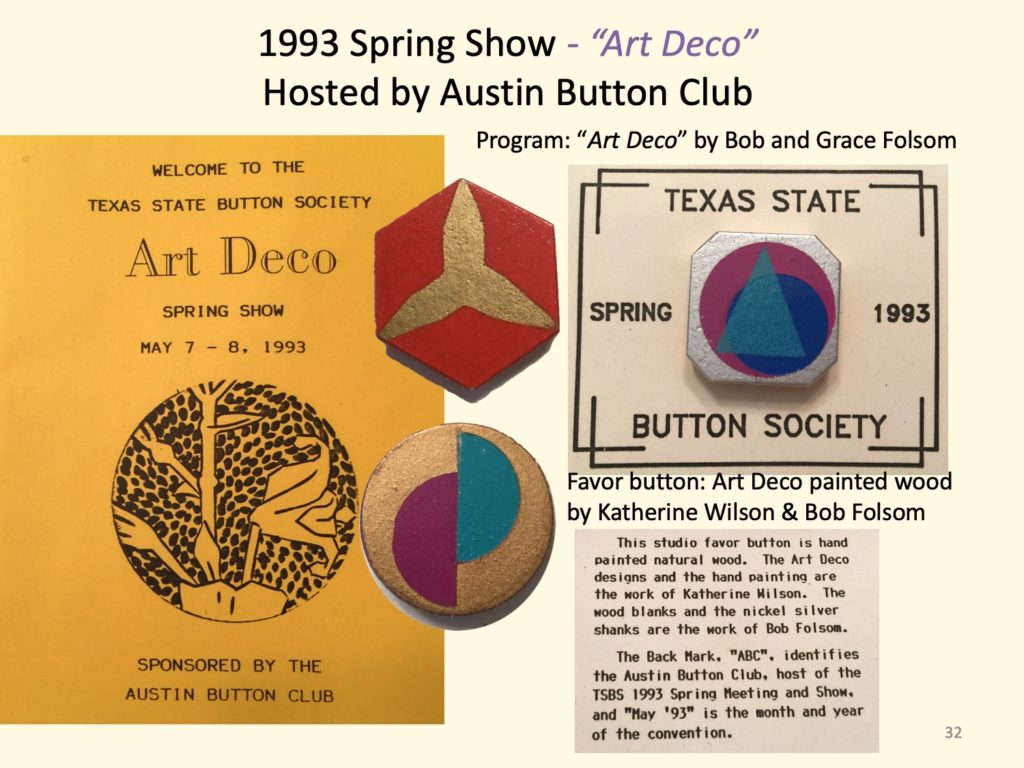 Favor Buttons Commemorate 50 Years of Texas State Button Shows – Texas ...
