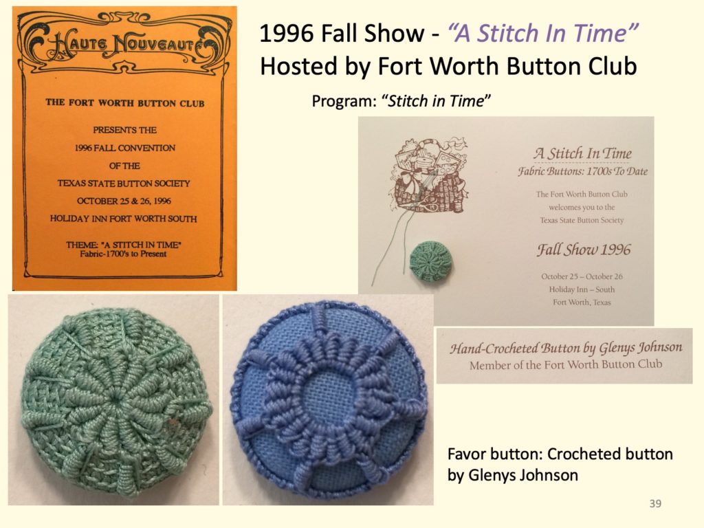 Favor Buttons Commemorate 50 Years of Texas State Button Shows – Texas ...