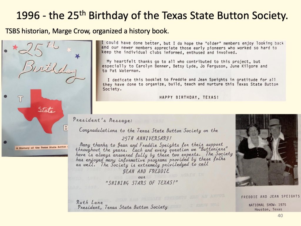 Favor Buttons Commemorate 50 Years of Texas State Button Shows – Texas ...