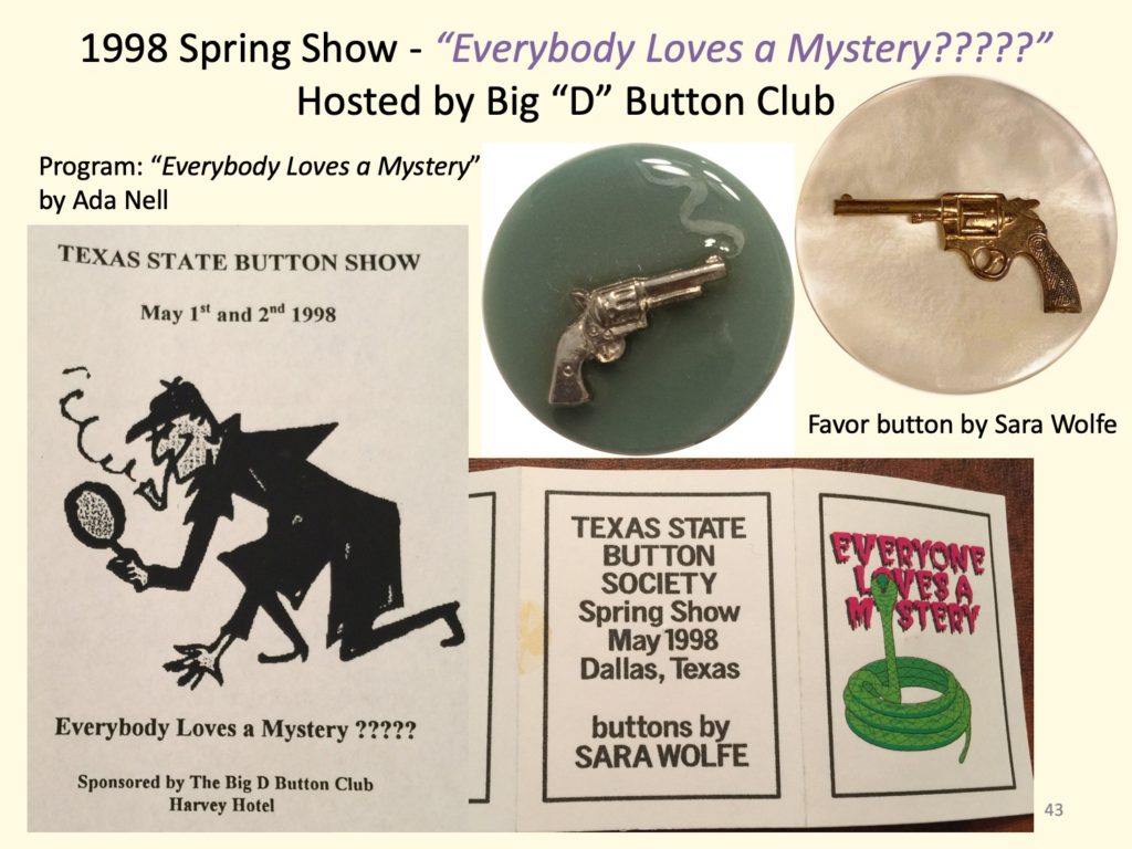 Favor Buttons Commemorate 50 Years of Texas State Button Shows – Texas ...