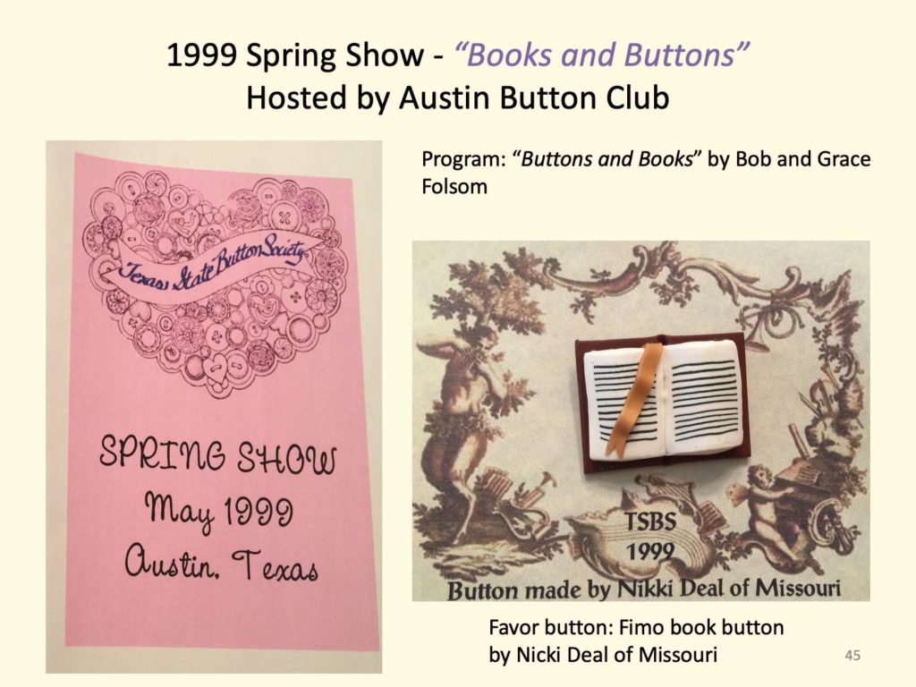 Favor Buttons Commemorate 50 Years of Texas State Button Shows – Texas ...
